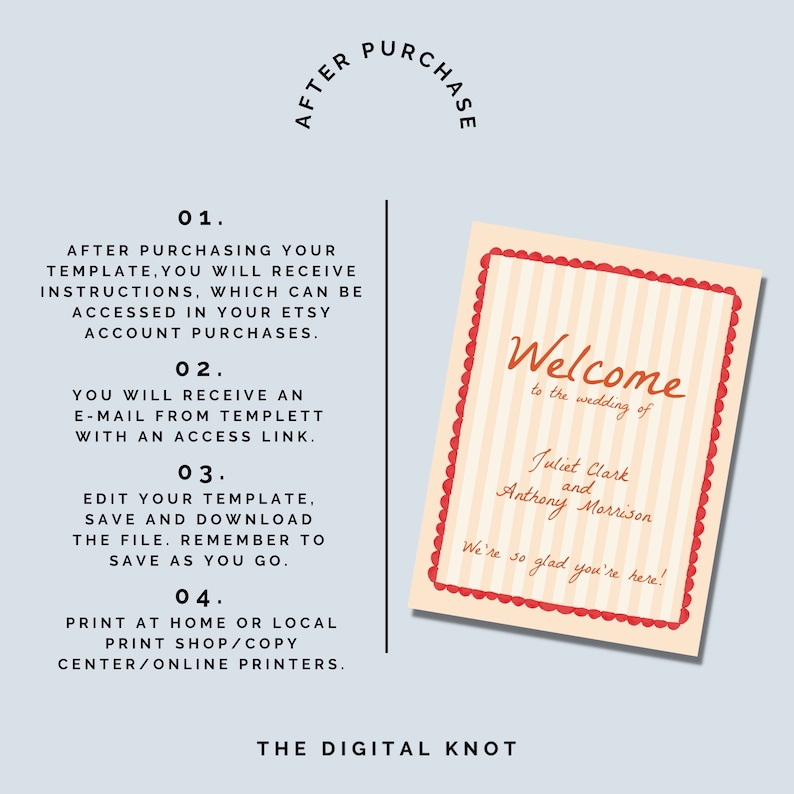 Wedding Welcome Sign Template Colorful Wedding Sign Large - Etsy