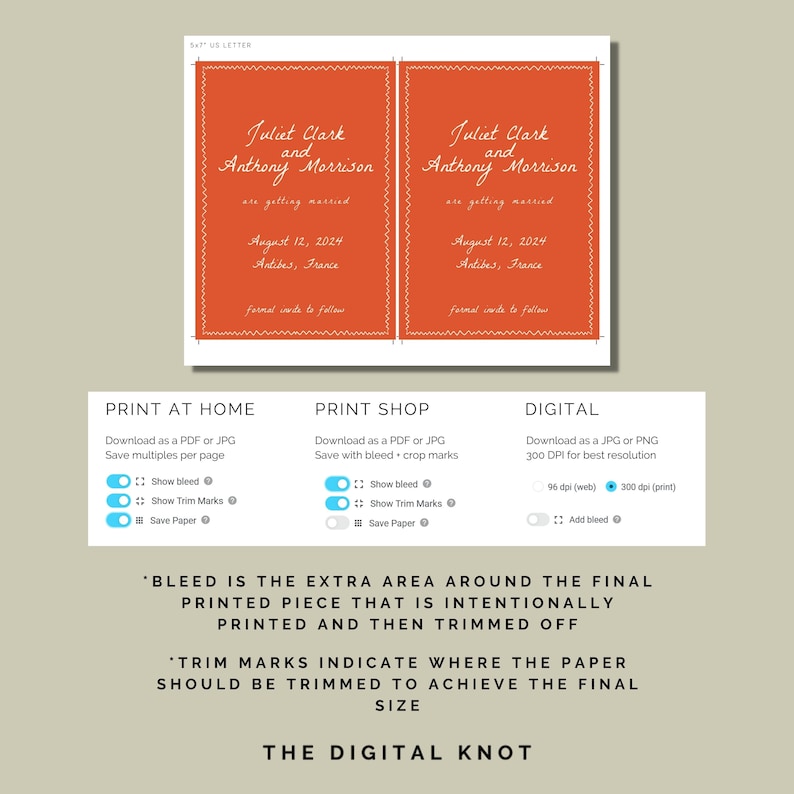 Handwritten Save The Date Template Whimsical Save The Date Etsy