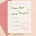Whimsical Wedding Invitation Suite Handwritten Wedding Invite - Etsy