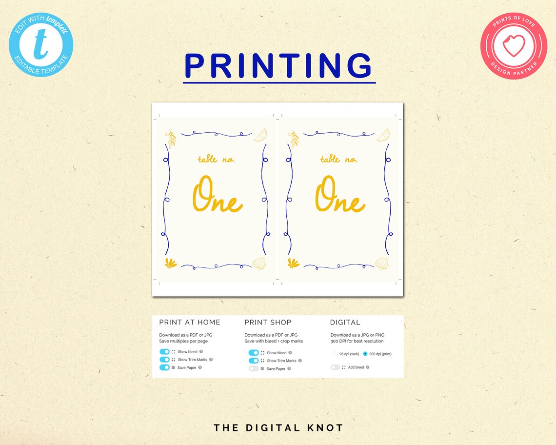 Reception Table Numbers Template Wedding Table Numbers Template ...