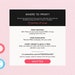 Whimsical Menu Template Wedding Menu Template Funky Menu Hand Drawn ...