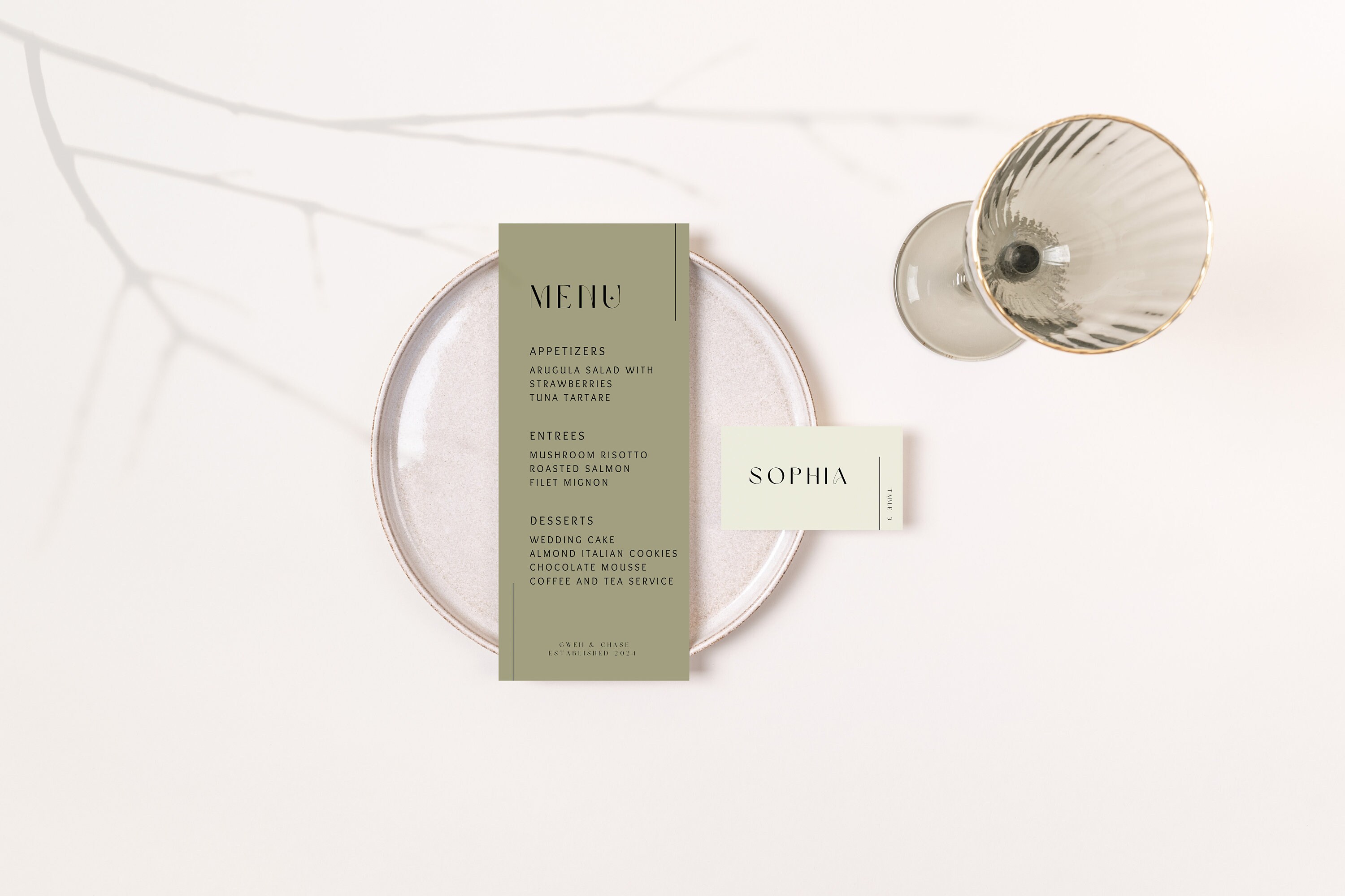 Wedding Menu Template Food and Drink Menu Double Sided Menu Template ...