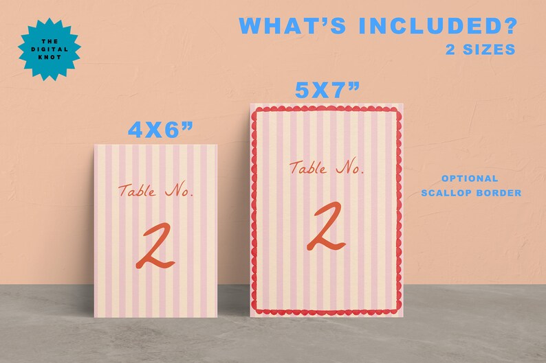 Reception Table Numbers Template Wedding Table Numbers - Etsy