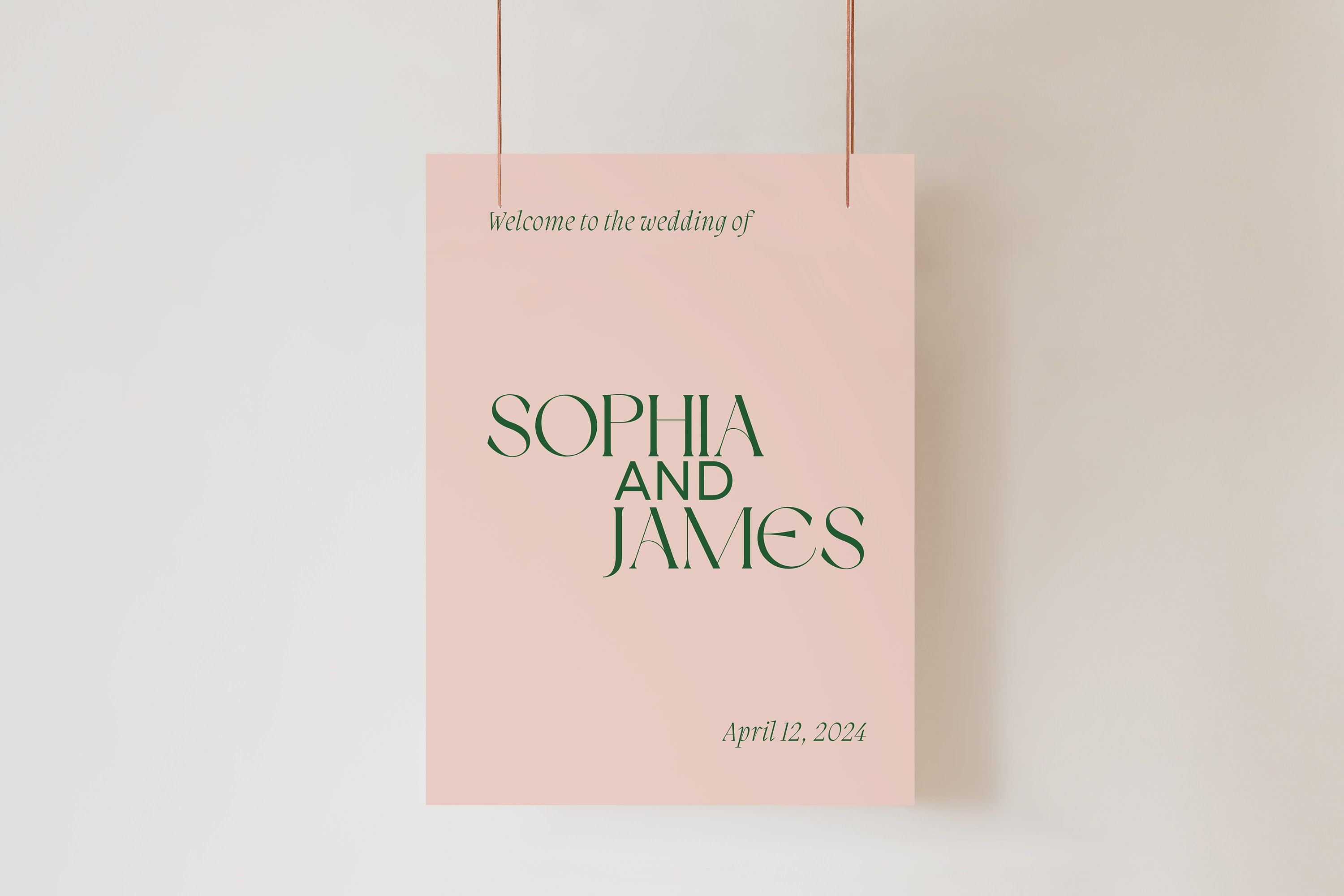 Wedding Welcome Sign Template Colorful Wedding Sign Large Wedding Sign ...