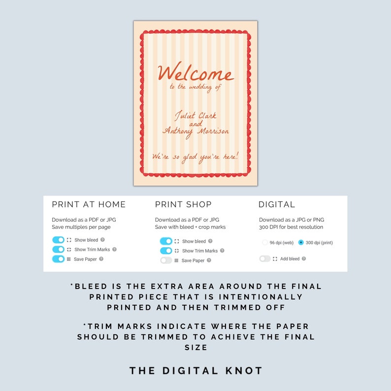 Wedding Welcome Sign Template Colorful Wedding Sign Large - Etsy