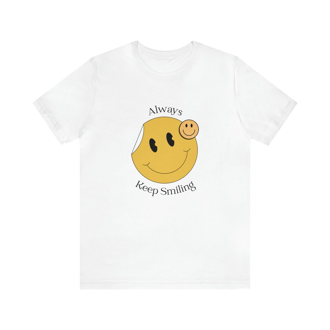 Smiley Shirt Classic Smiley Happy Smiles Hippy Hippie - Etsy