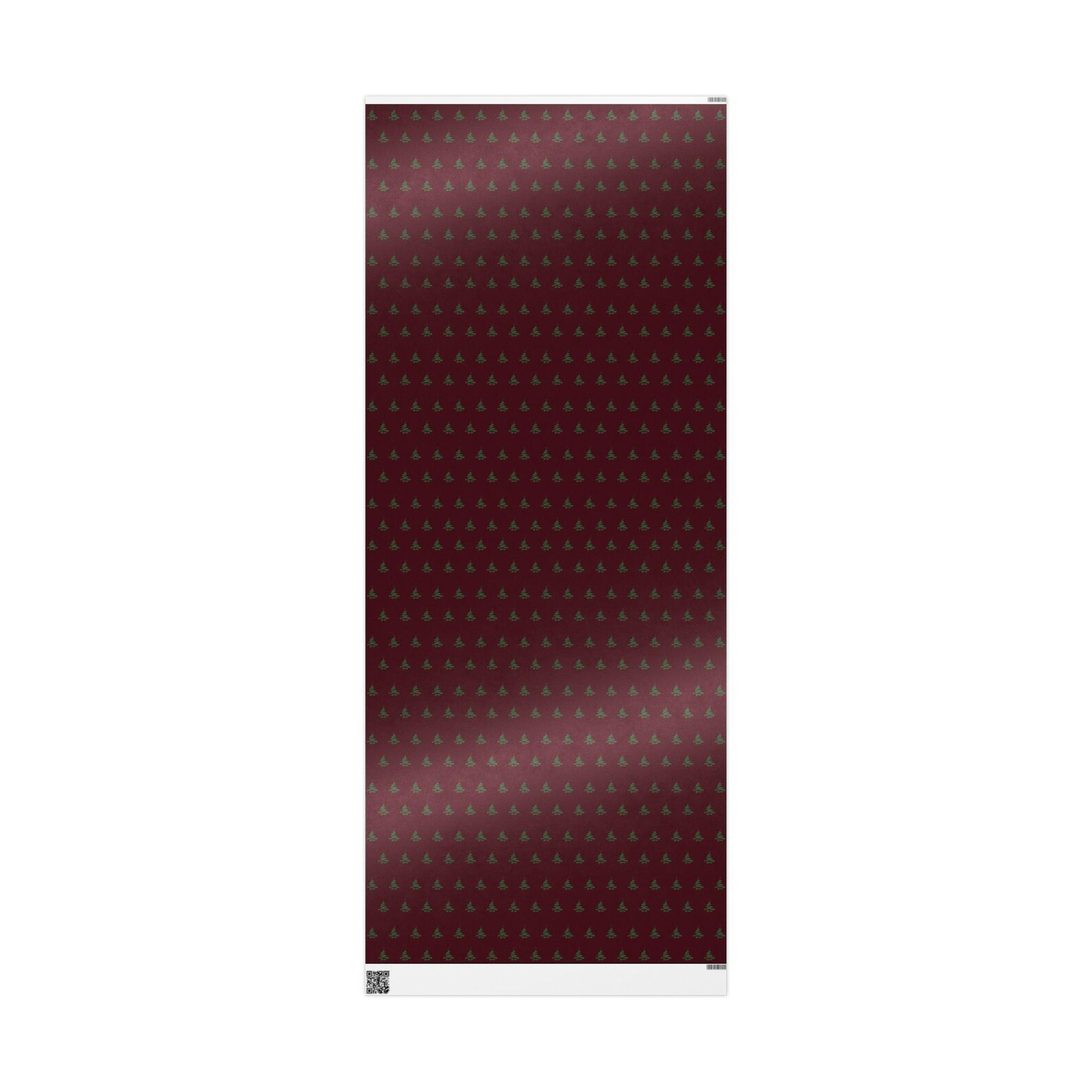 Christmas Custom Wrapping Paper, Wine Red and Green Wrapping Paper, Red ...