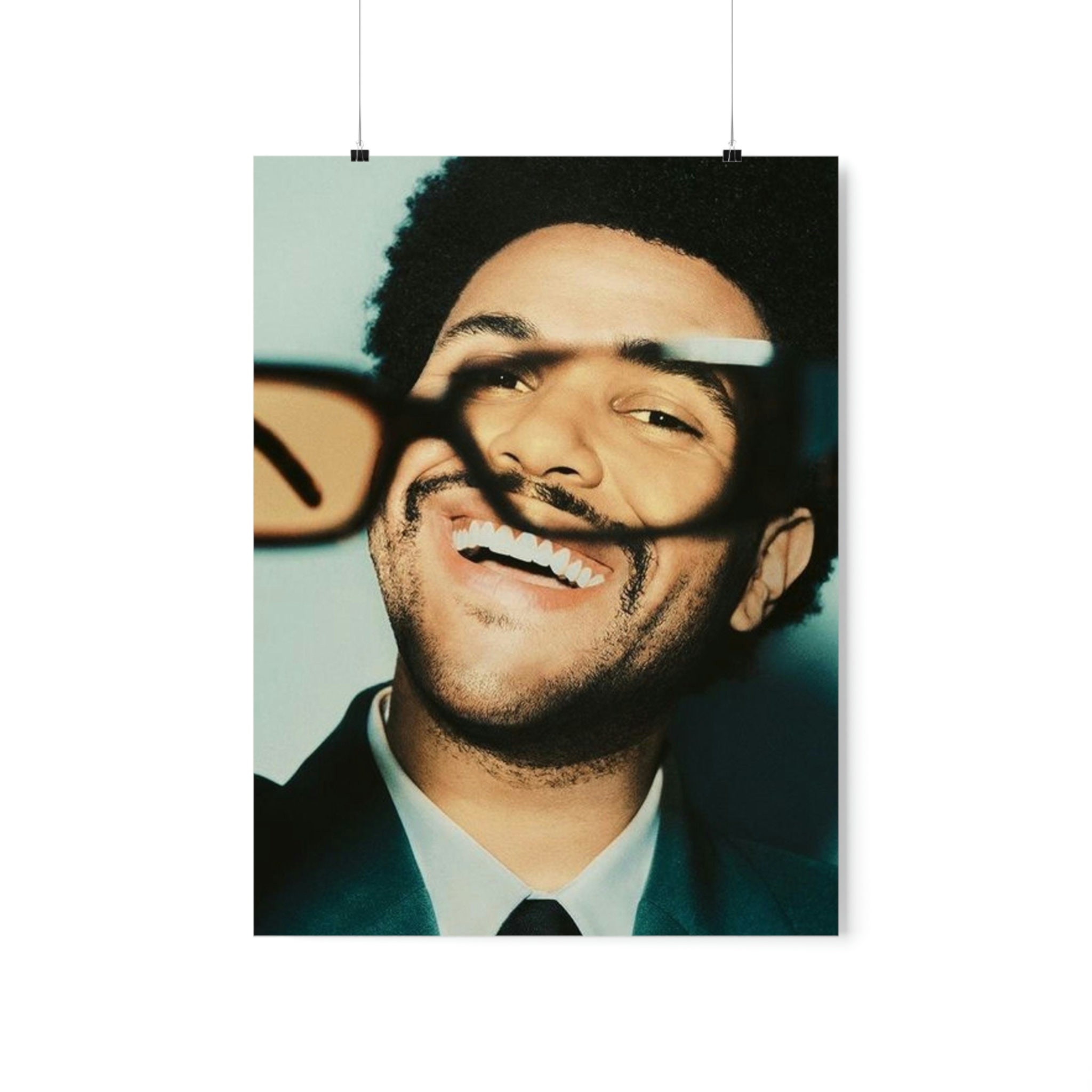 The Weeknd Poster Smiling - Etsy