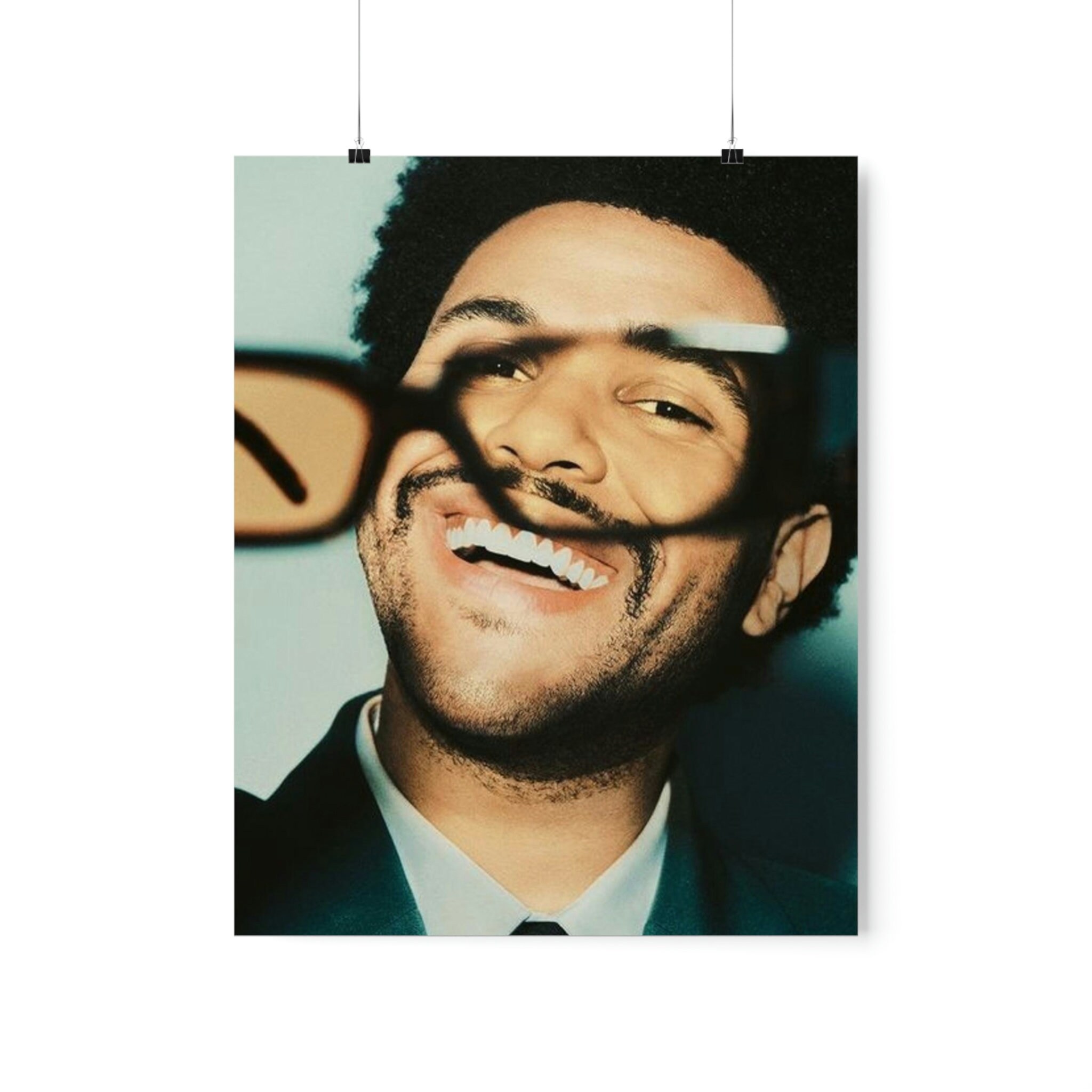 The Weeknd Poster Smiling - Etsy