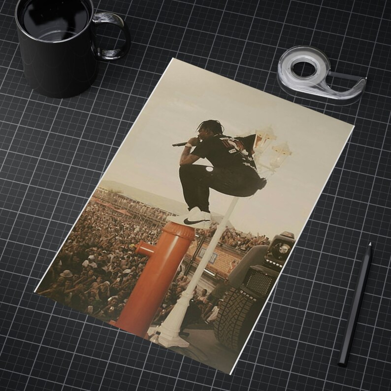 Travis Scott Concert Poster - Etsy