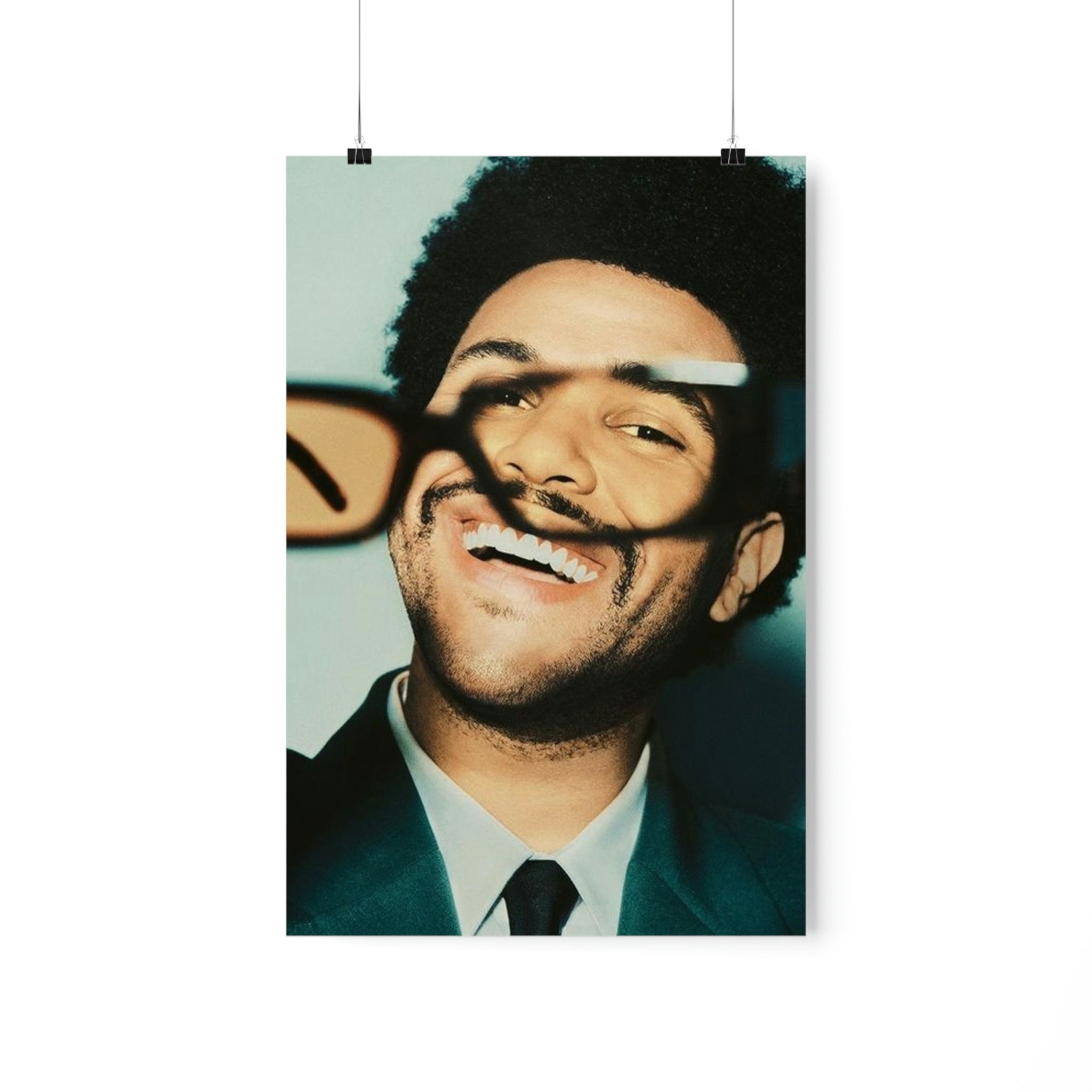 The Weeknd Poster Smiling - Etsy