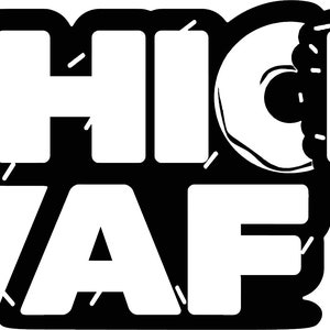 Thick AF Decal - Etsy