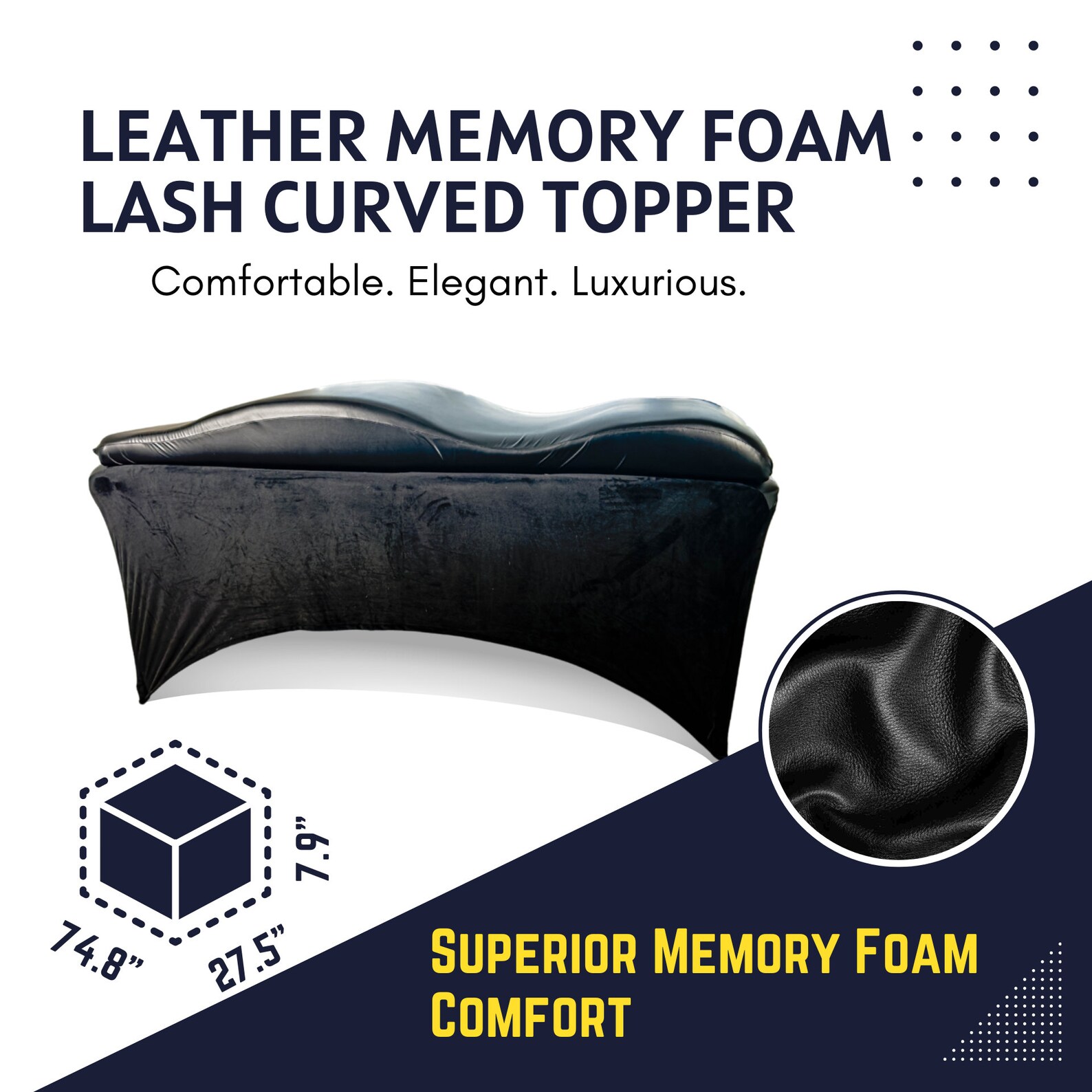 Lash Bed Topper + Velvet Bed Topper + Protective Plastic Cover - Etsy