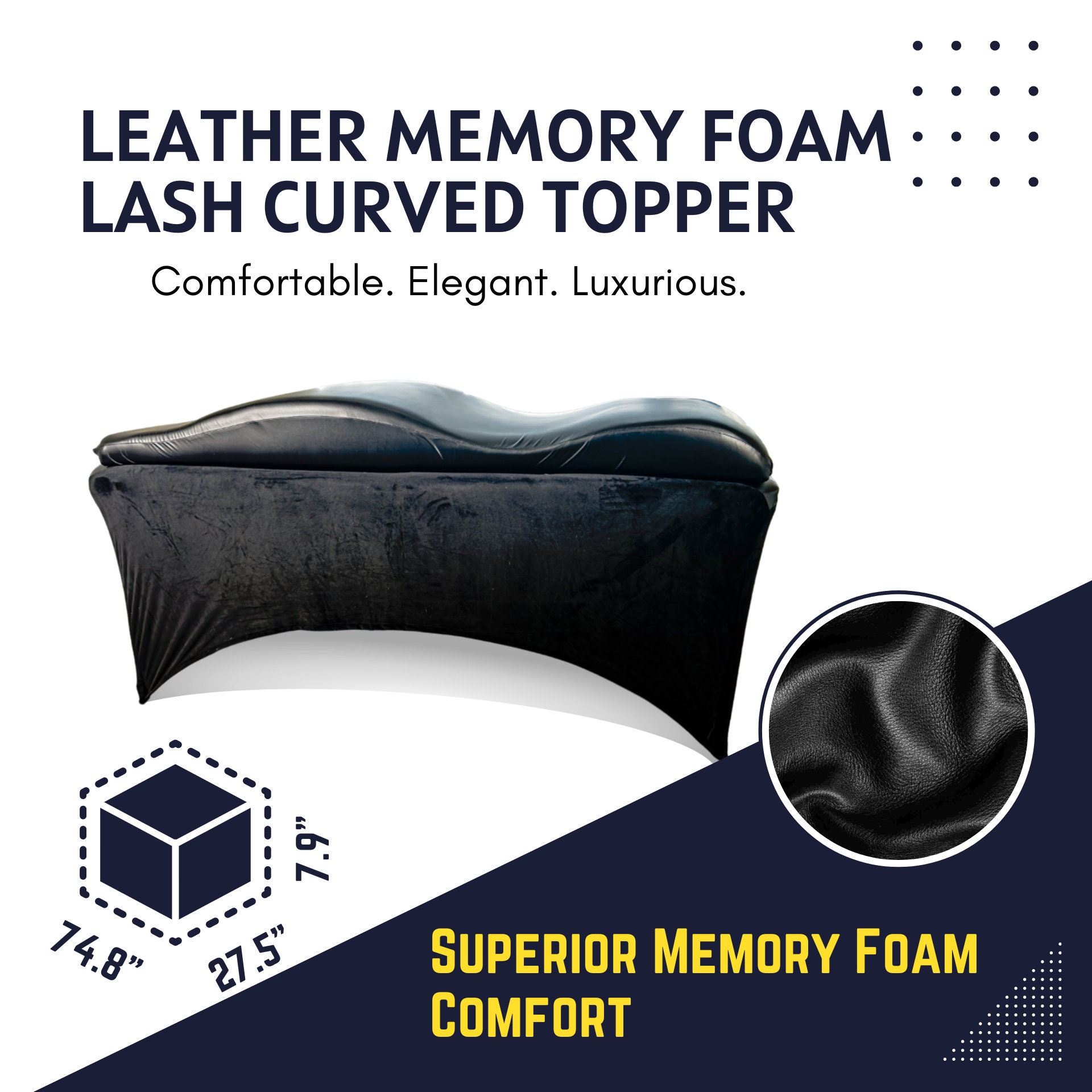 Lash Bed Topper + Velvet Bed Topper + Protective Plastic Cover - Etsy
