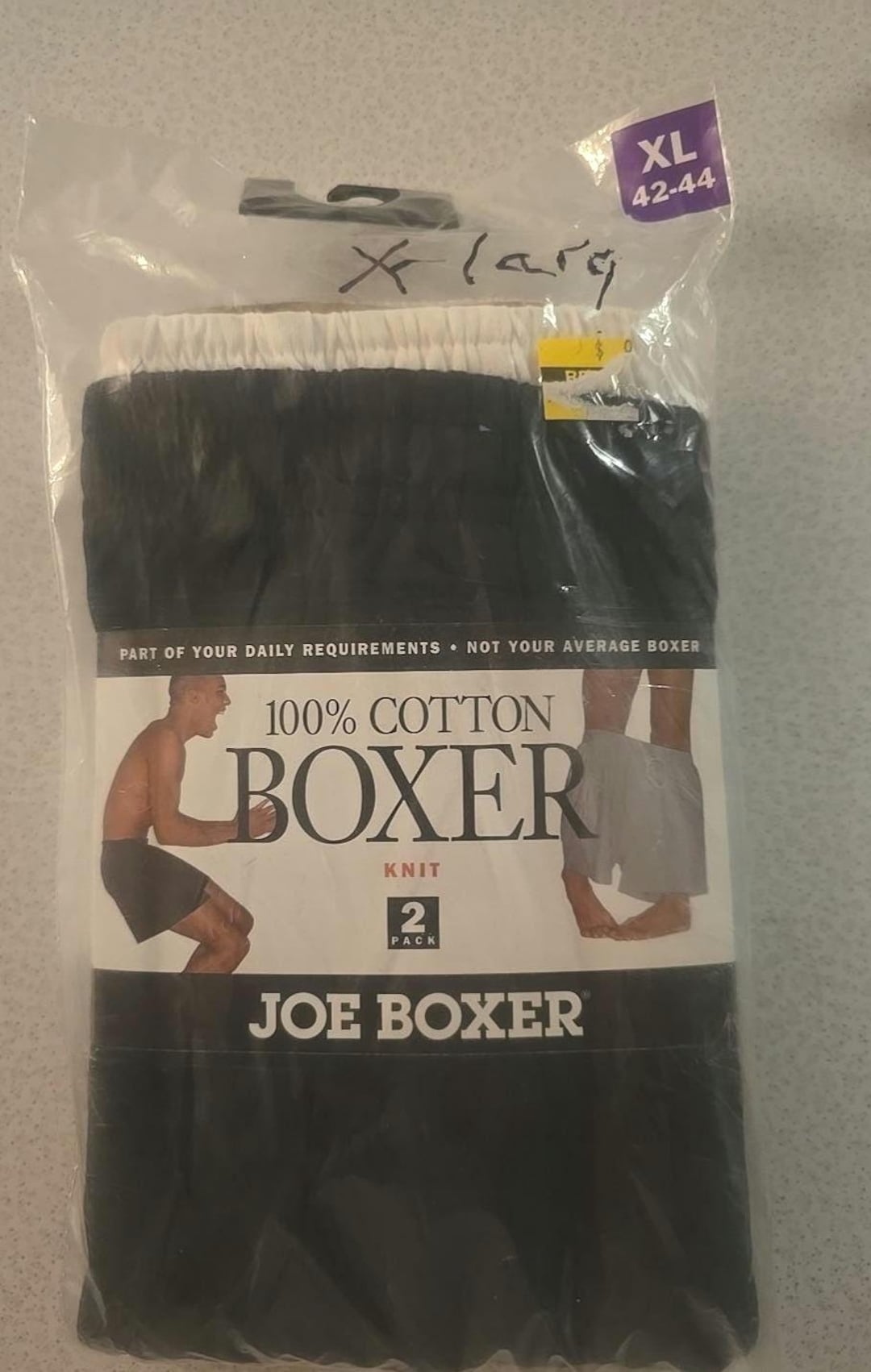 Vintage Joe Boxer 100% Cotton Knit Boxer Size XL 42-44 - Etsy