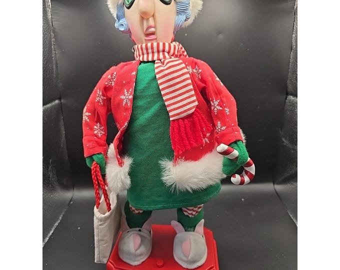 Hallmark Dancing 14" Maxine Doll Wiggles to "jingle Bell Rock" Tested ...