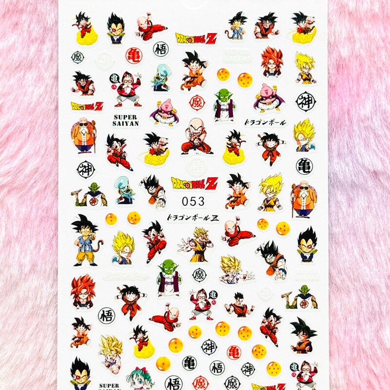 Dragon Ball Z Stickers - Etsy