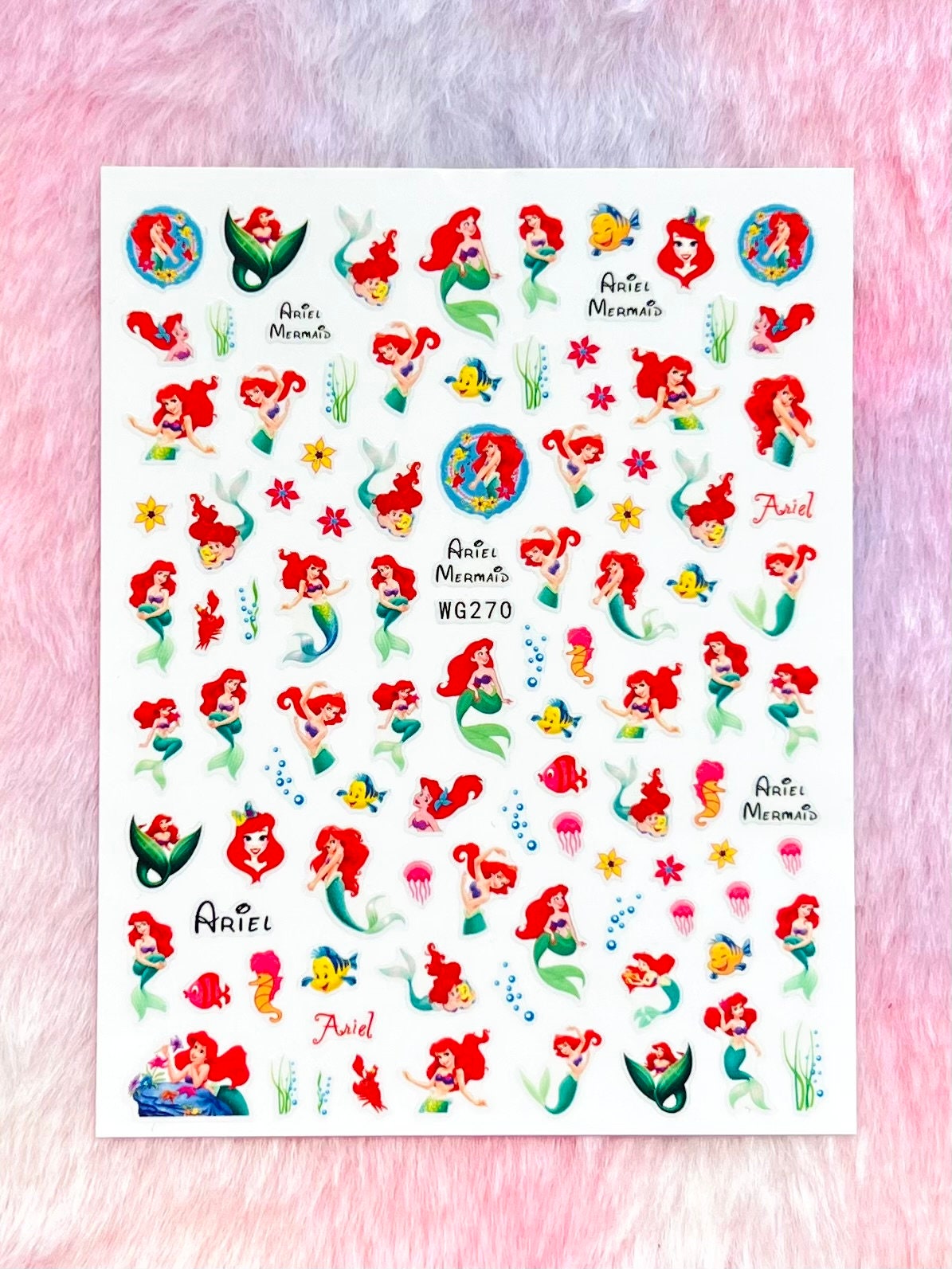 Princess Nail Art Stickers - Etsy
