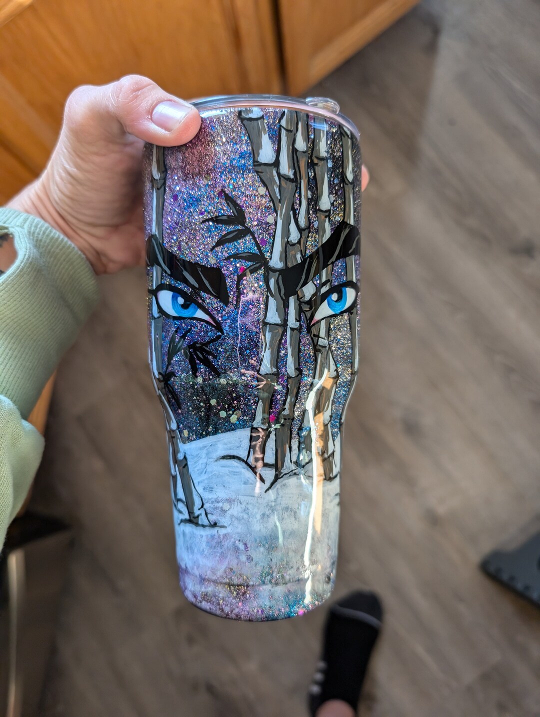 Custom!! Hand Painted 30oz Stainless Steel Travel Yeti Travel Mug With ...