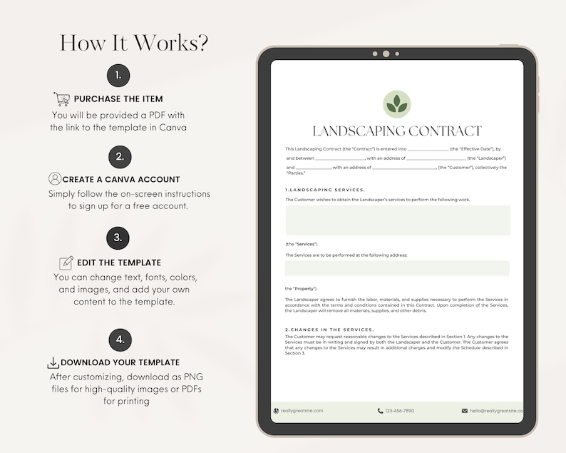 Landscaping Service Client Forms Bundle,landscaping Service Agreement ...