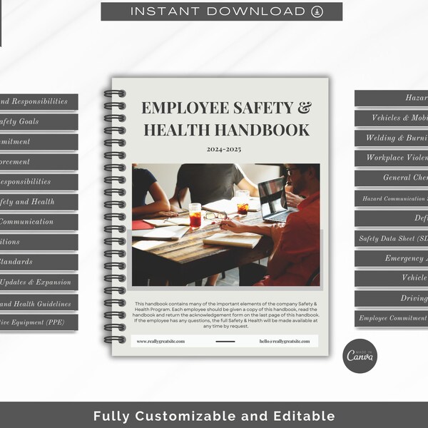 Employee Handbook Template Home Health - Etsy