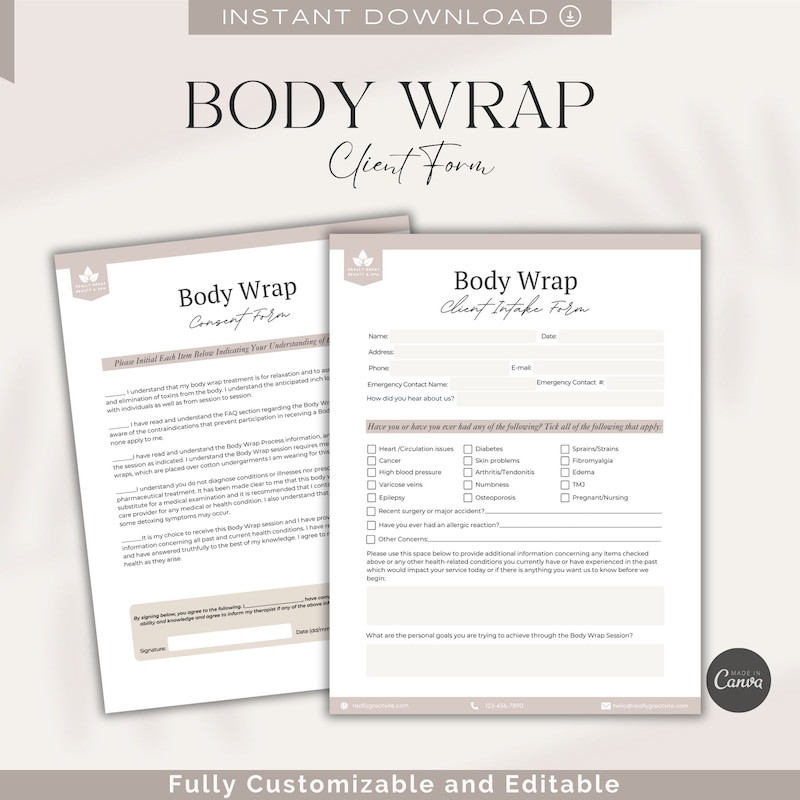 Body Wrap - Etsy