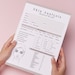 Editable Skin Analysis Template,face Mapping and Fitzpatrick Scale ...