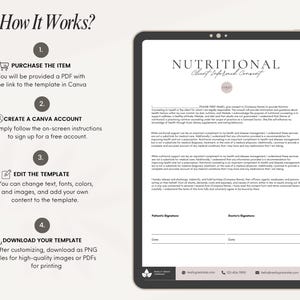 Nutritionist Consultation Forms,nutritionist Client Intake Form,health ...