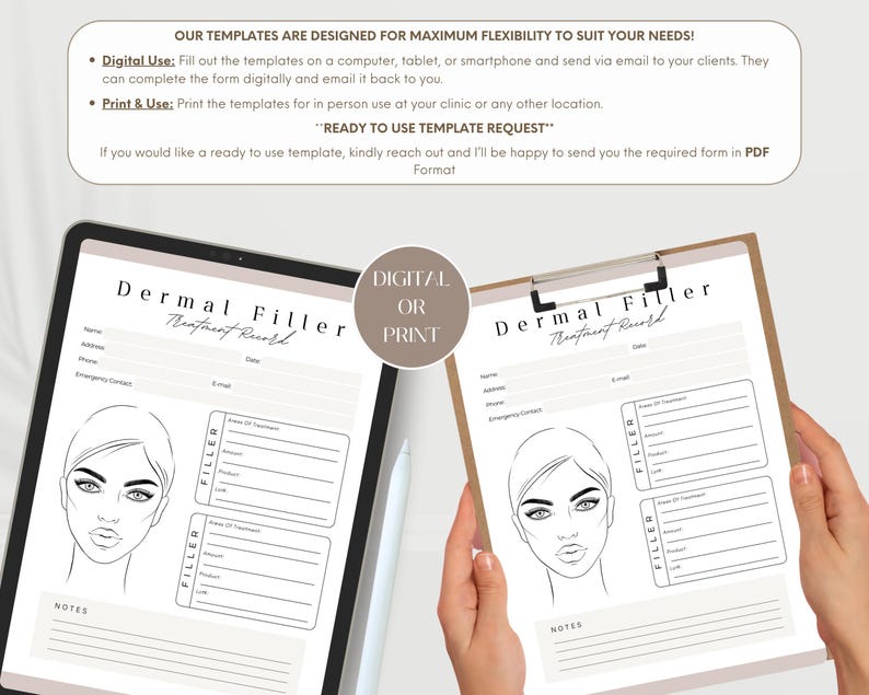 Editable Med Spa Forms Bundle With Consent Forms and Aesthetician ...