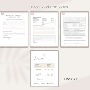 Medical Aesthetic Client Intake Form,client Intake Form,medical Intake ...