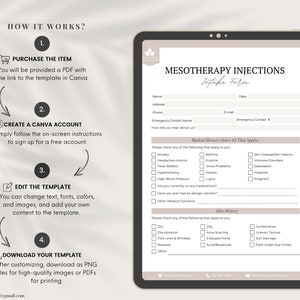 Editable Med Spa Forms Bundle With Consent Forms and Aesthetician ...