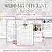 Wedding Officiant Client Intake Form, Editable Service Contract (canva ...