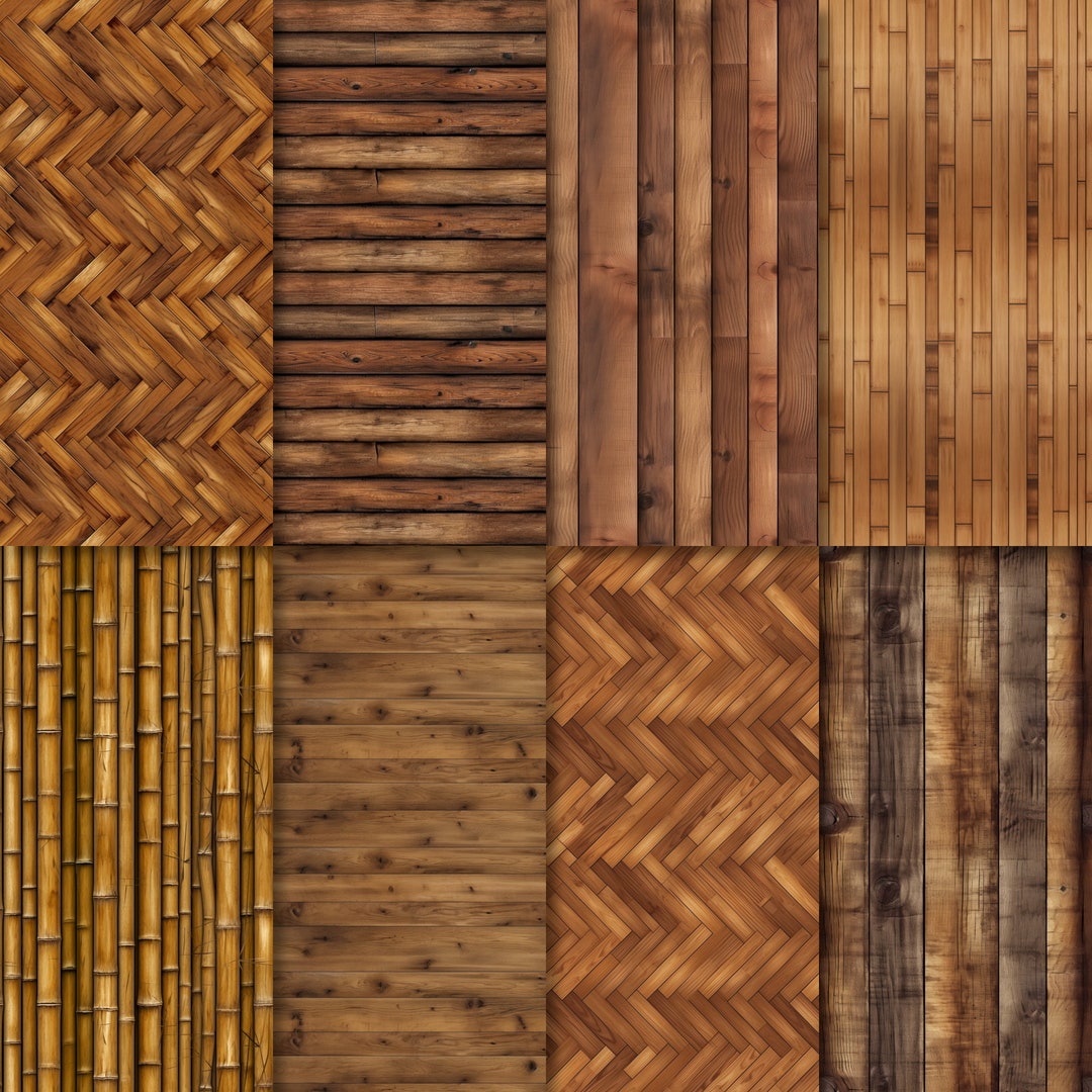 20 Seamless Patterns of Various Wood-types - Etsy