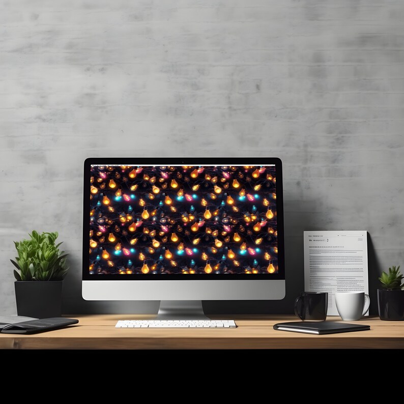 Enchanting Fairy Light Patterns: 10 Warm & Colorful Seamless Patterns ...