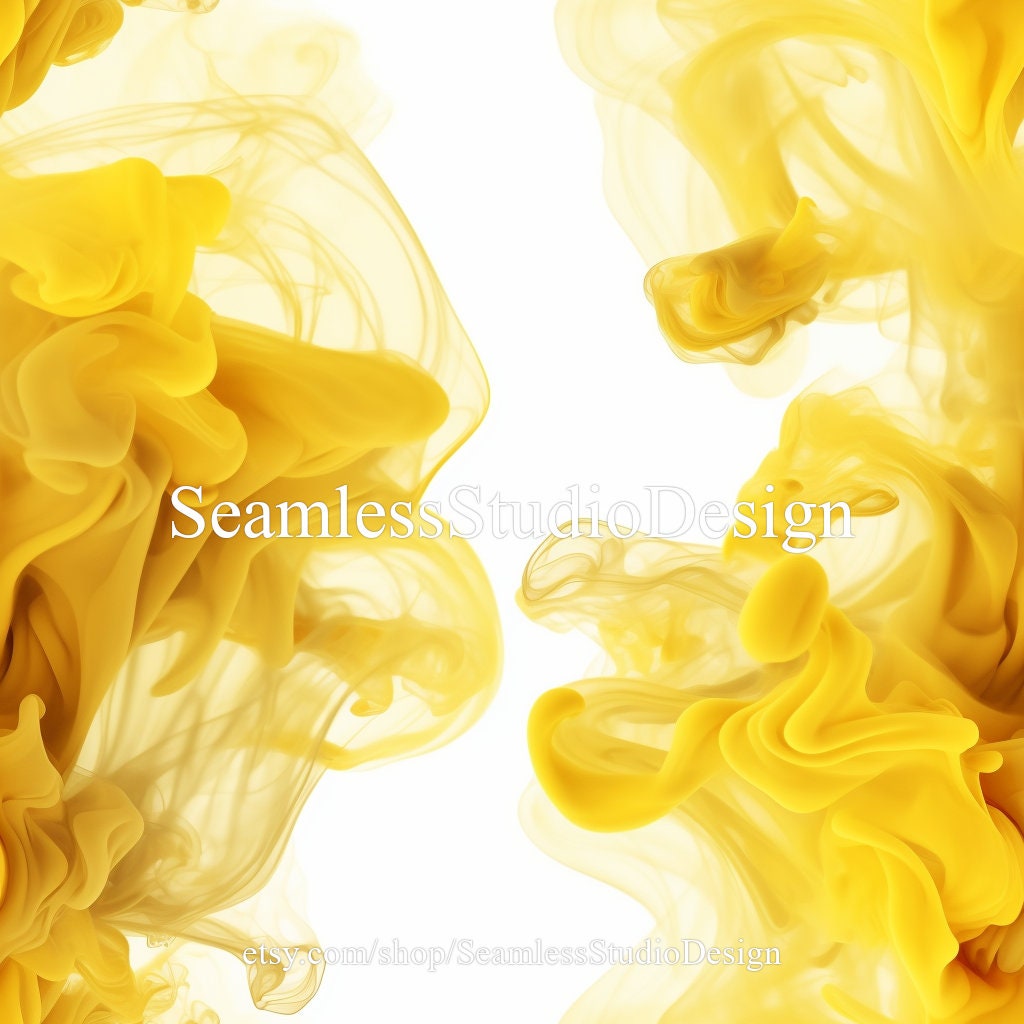 10 Beautiful Seamless Smoke Patterns White, Black, Yellow and Purple ...