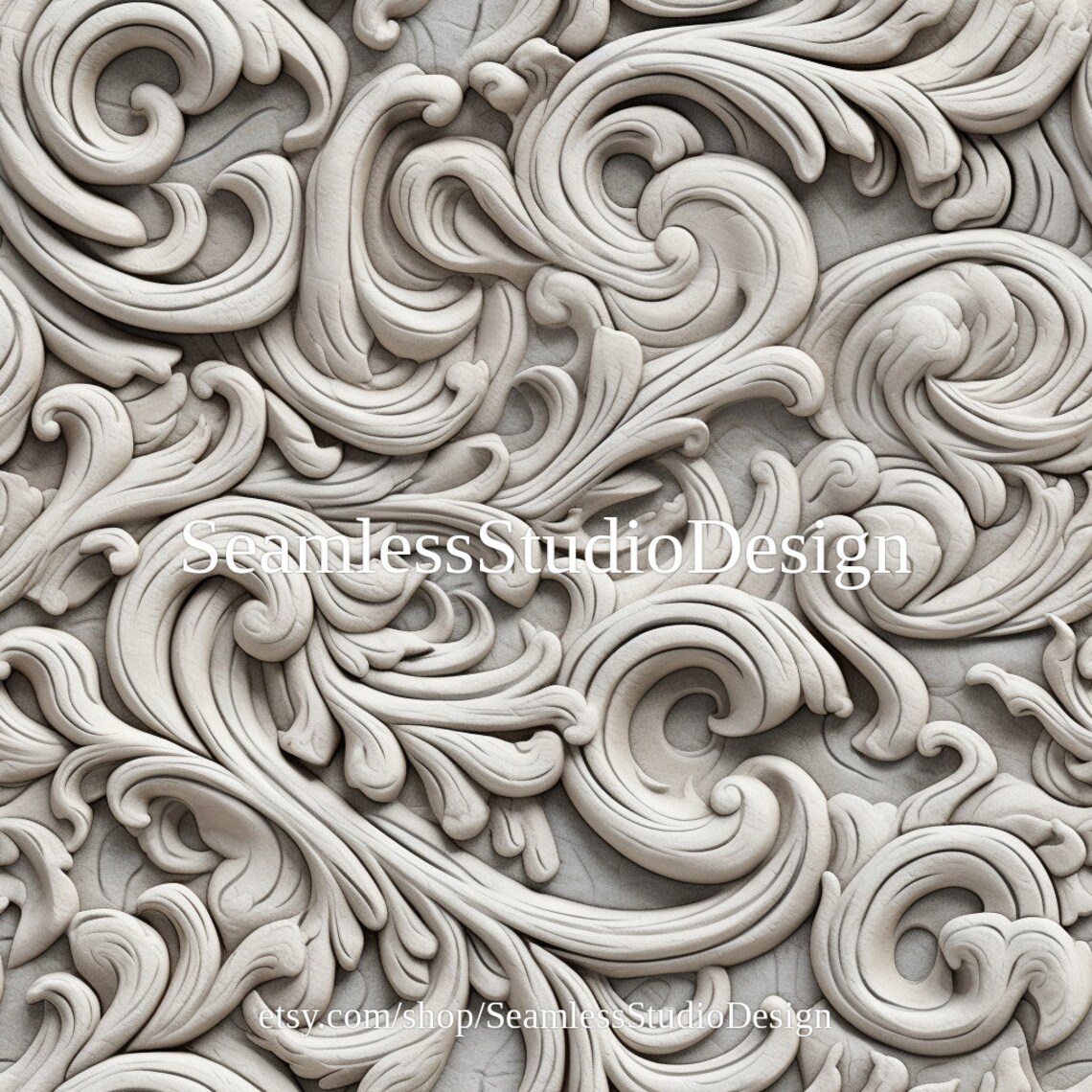 Stone Sculptures - 10 Exquisite Stone Carving Seamless Patterns - Etsy