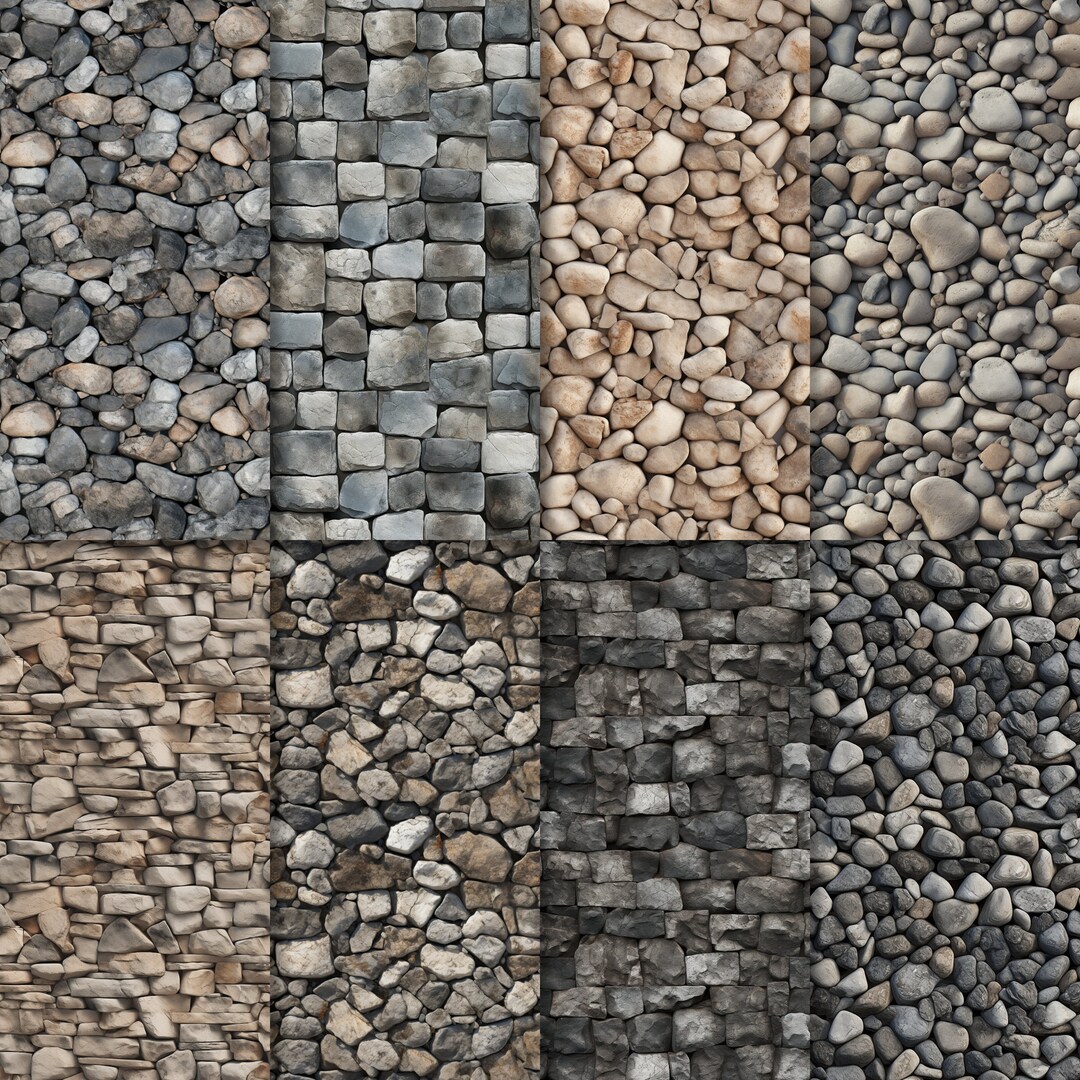 Stonework Textures - 10 Intriguing Stone Patterns - Etsy