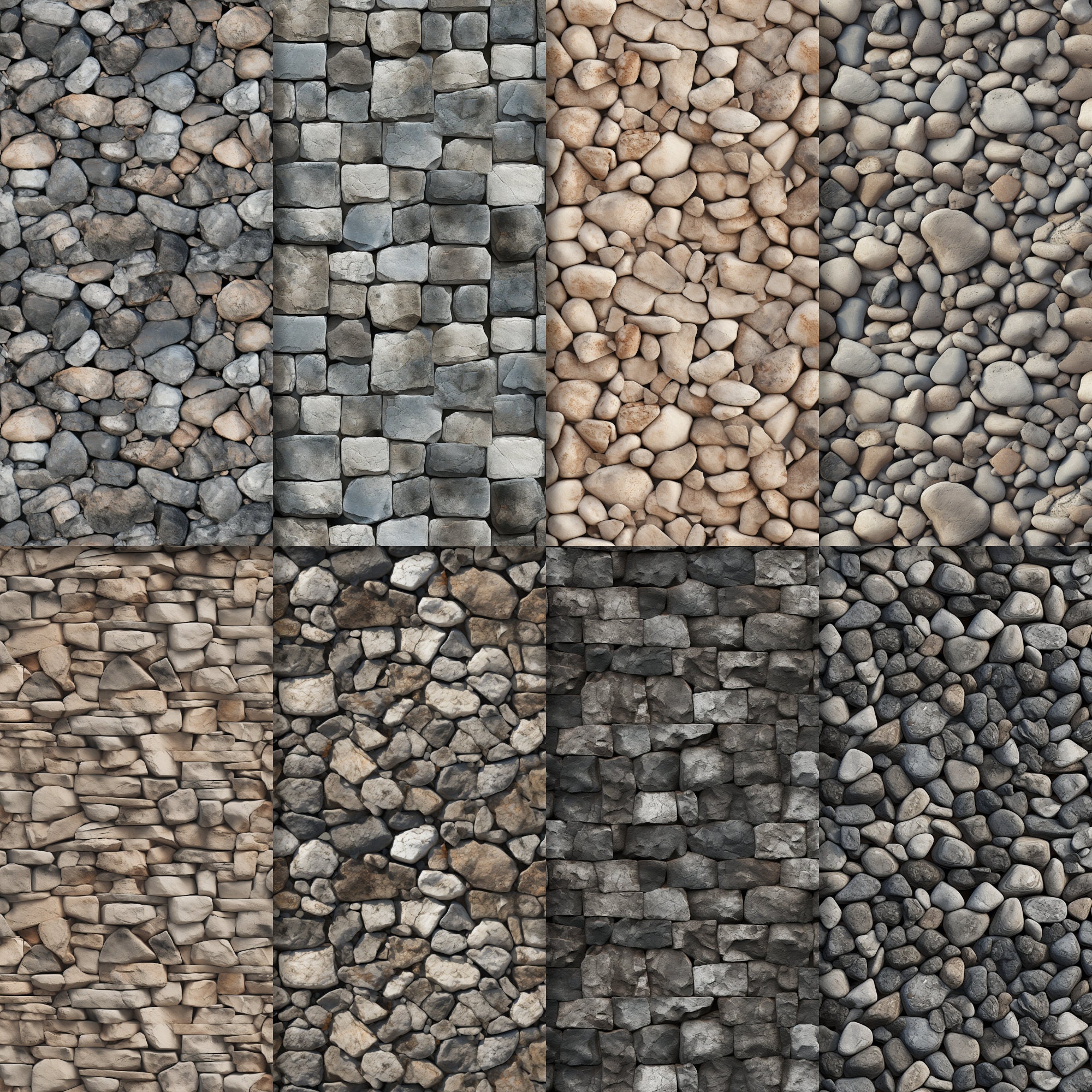 Stonework Textures - 10 Intriguing Stone Patterns - Etsy