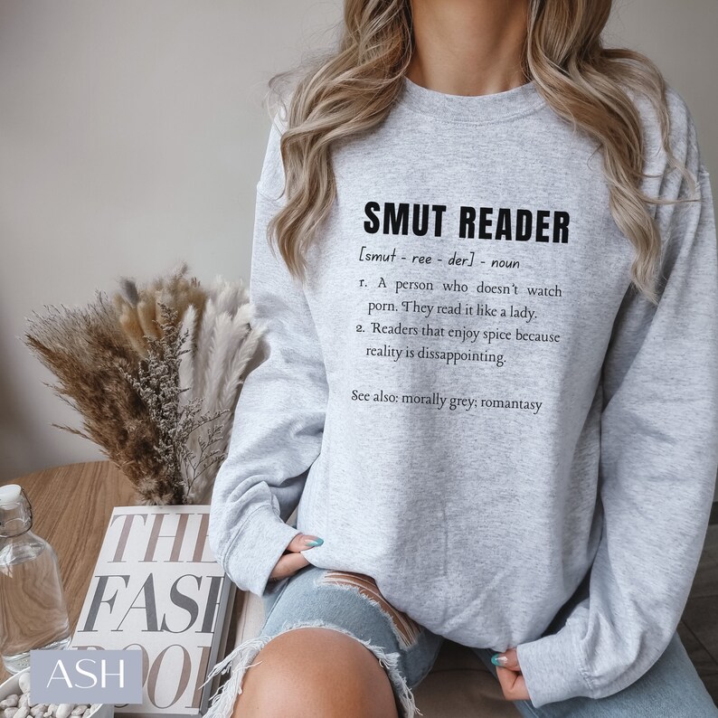 Smut Reader Definition Sweatshirt Gift for Book Lover, Romantasy ...