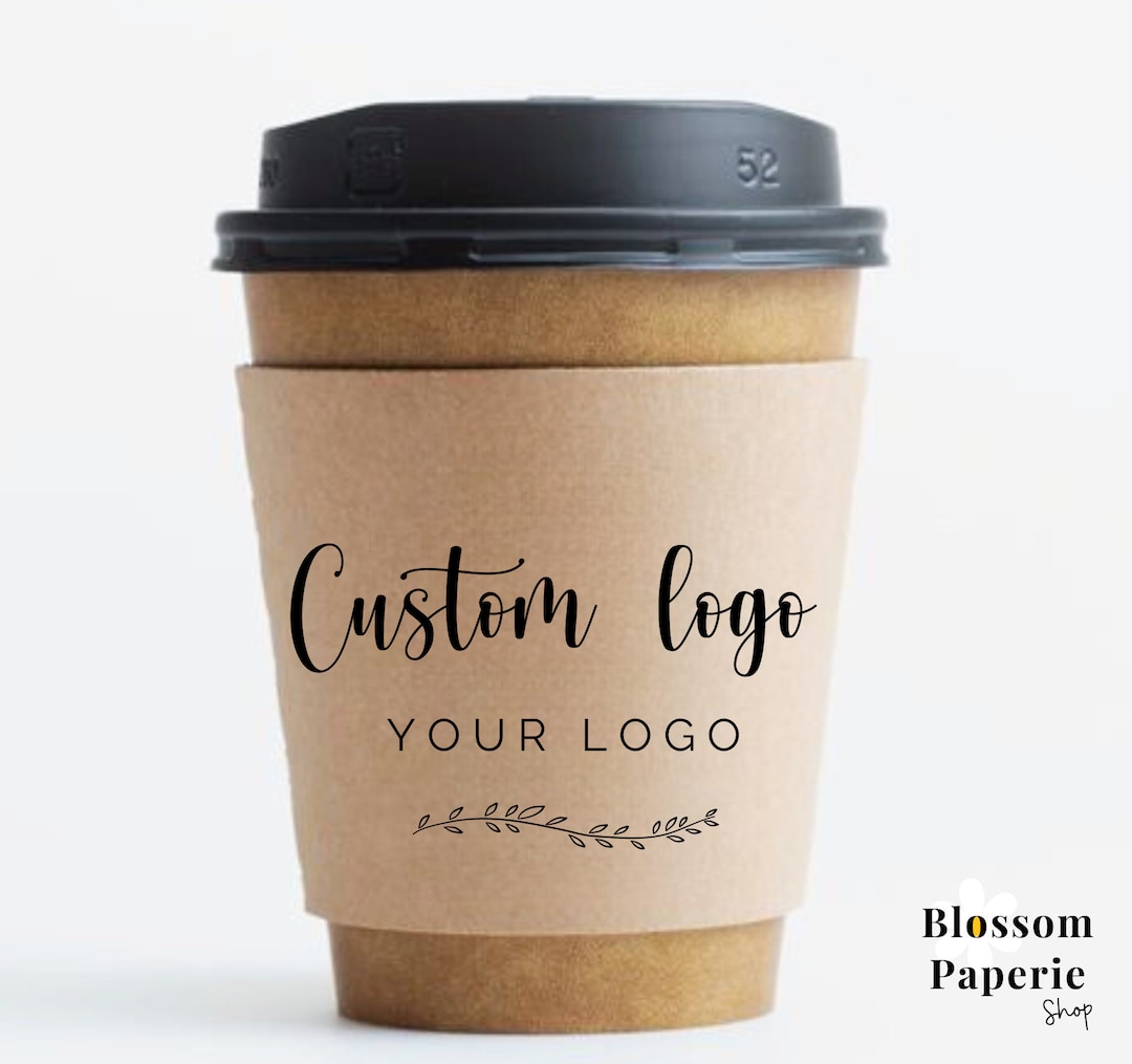 Custom Coffee SLEEVES With Business LOGO on Coffee Cup Sleeves Custom ...