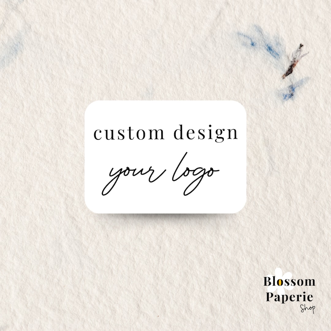 Custom Sticker Labels With Your Custom Logo Sticker Custom Label ...