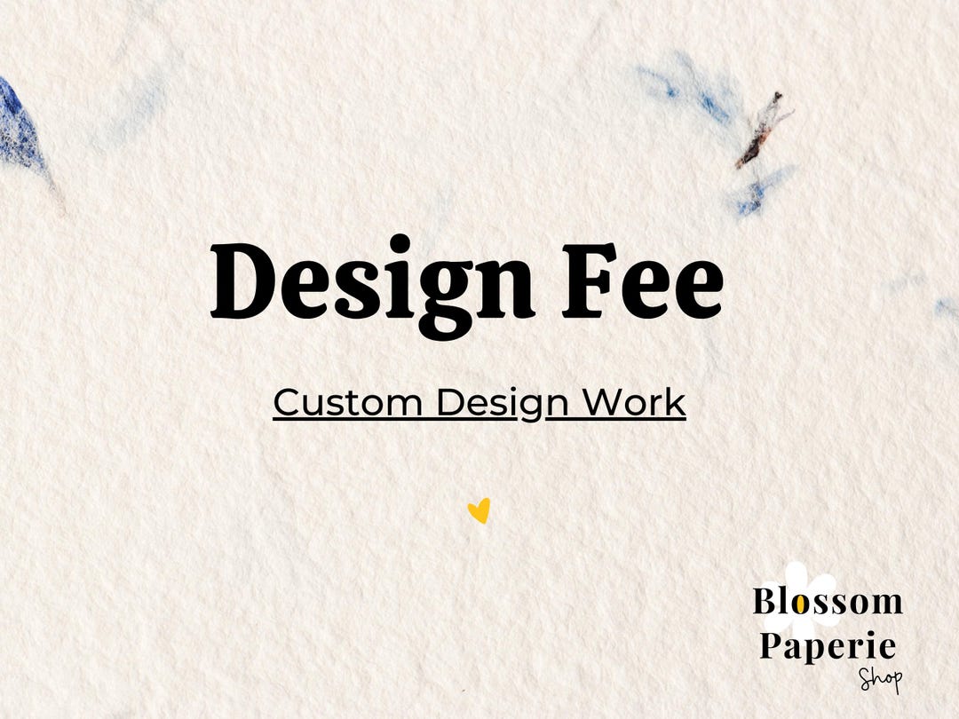 Design Fee - Etsy