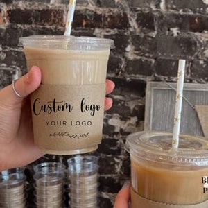 Custom Coffee SLEEVES With Business LOGO on Coffee Cup Sleeves Custom ...