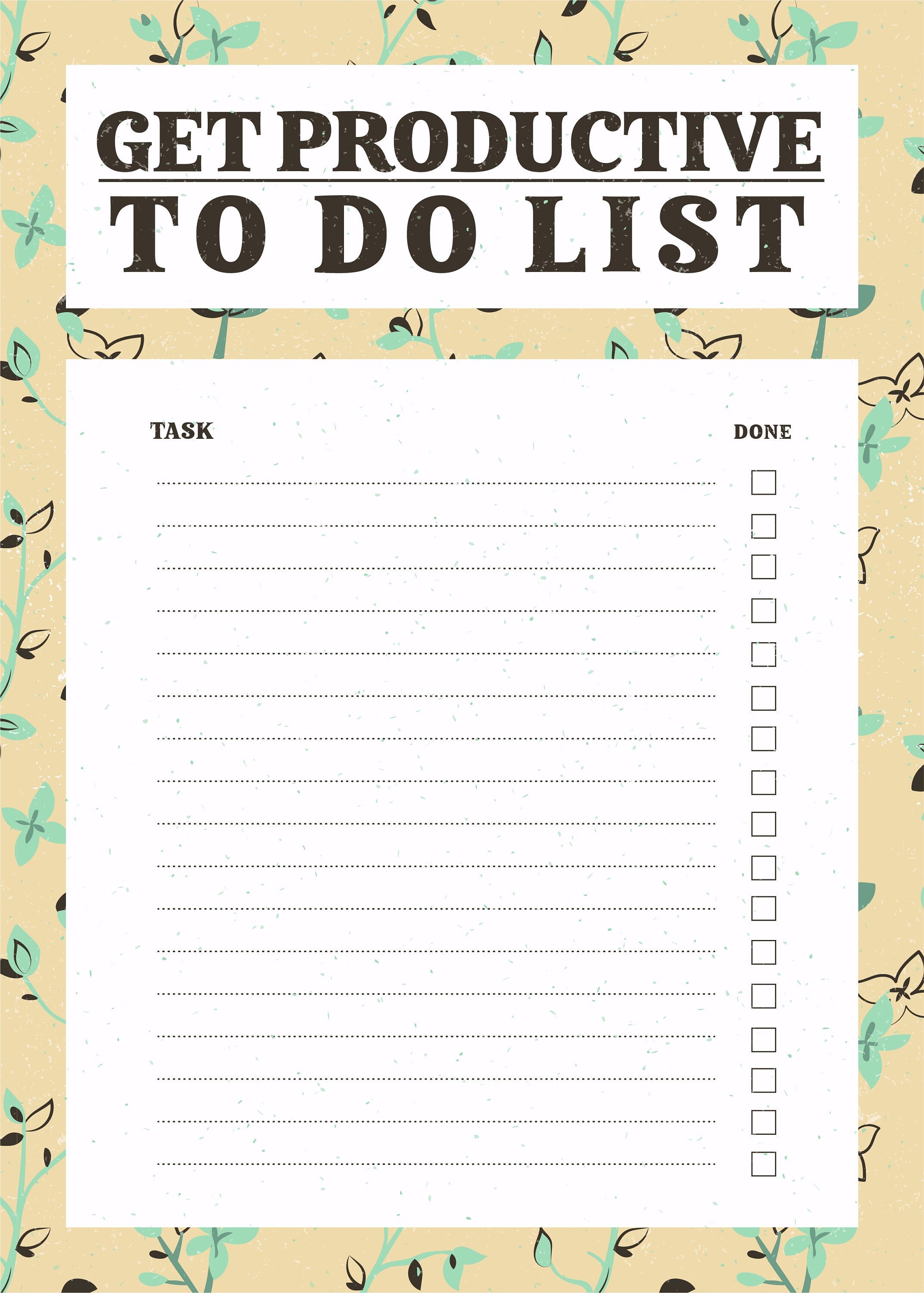 To Do List Printable - Etsy