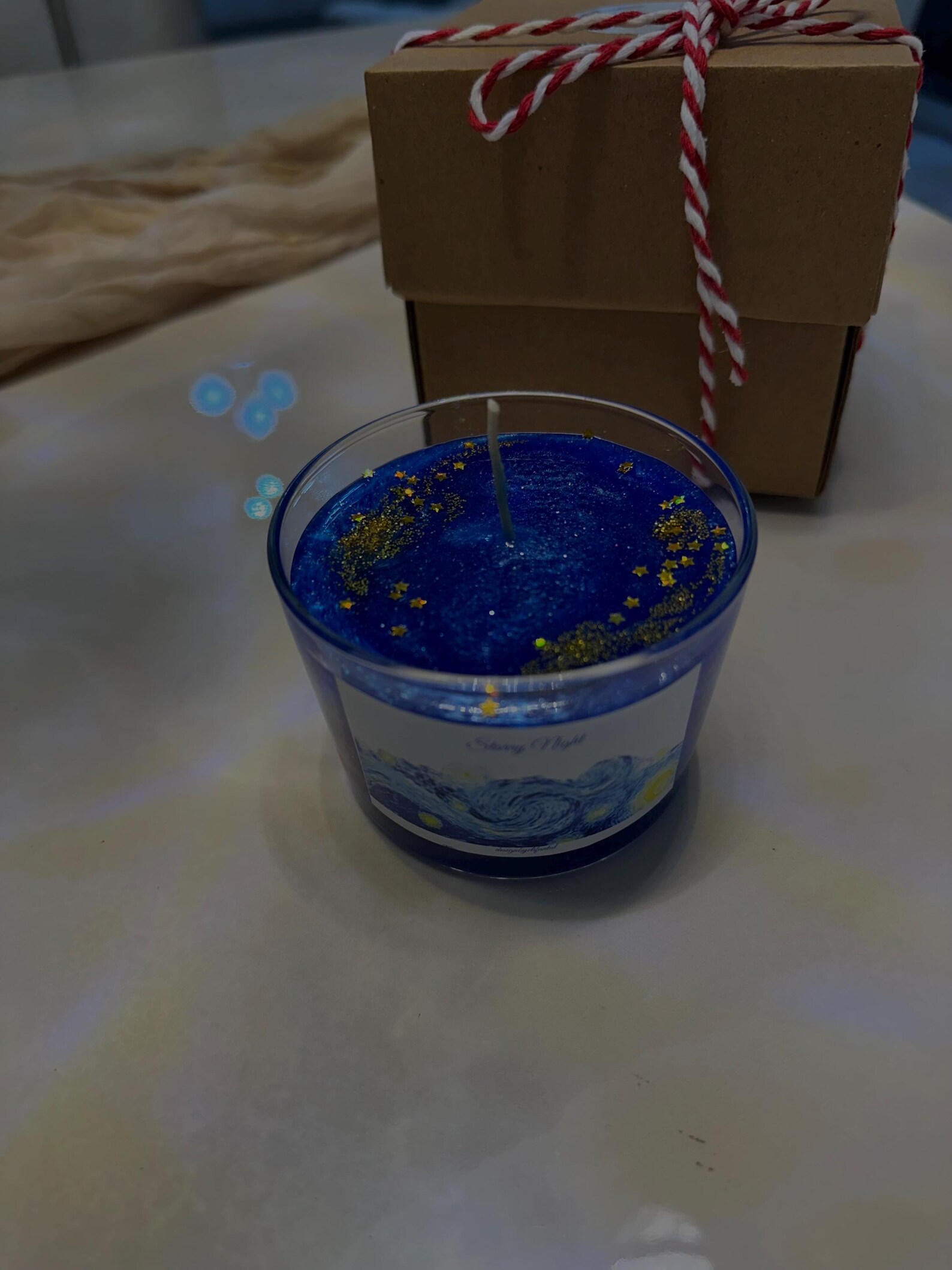 Starry Night Candle | Vincent Van Gogh | Soy Wax | Gift İdea | Starry ...
