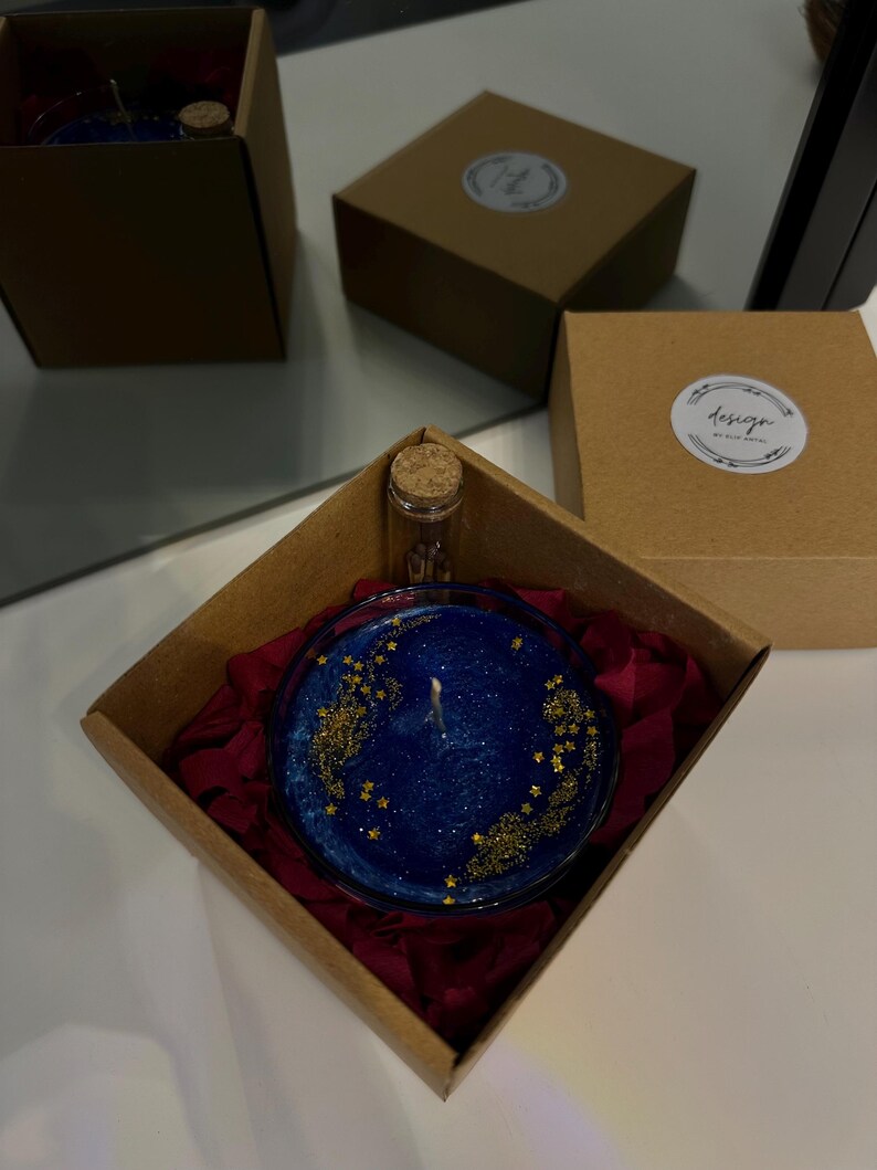 Starry Night Candle | Vincent Van Gogh | Soy Wax | Gift İdea | Starry ...