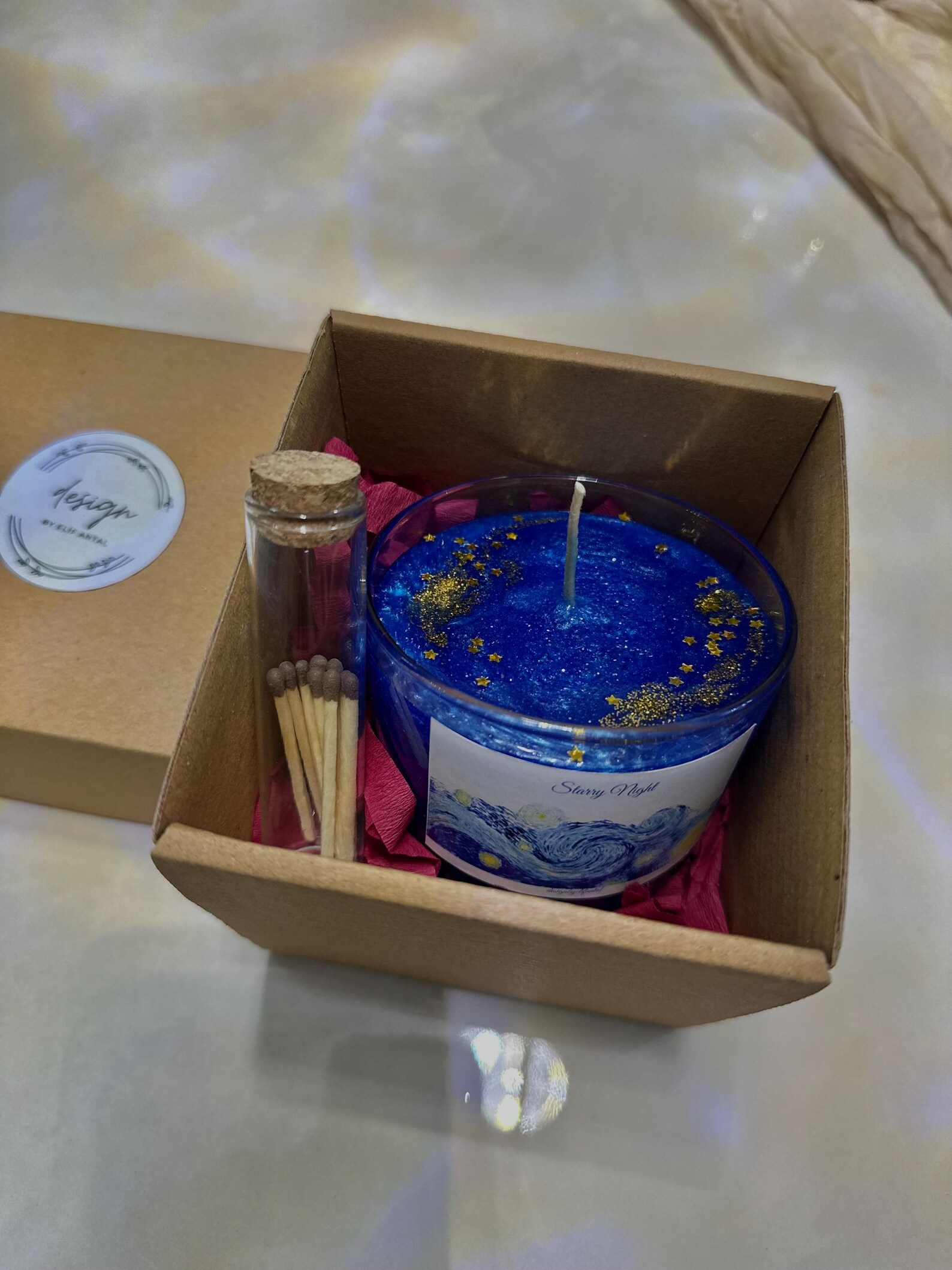 Starry Night Candle | Vincent Van Gogh | Soy Wax | Gift İdea | Starry ...