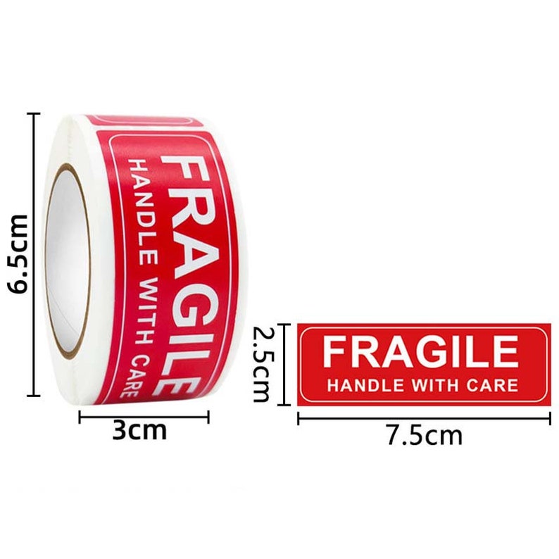 Fragile Handle With Care Stickers Do Not Bend Stickers - Etsy UK
