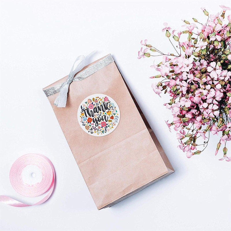 Small Business Label Sticker, Thank You for Your Order Stickers ...