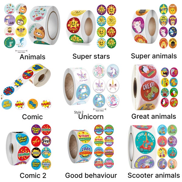Kids Stickers - Etsy